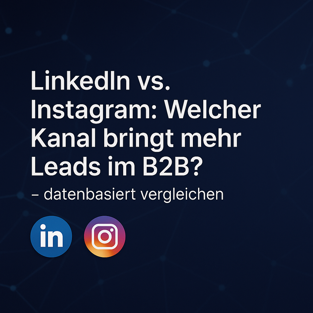 LinkedIn vs. Instagram: Welcher Kanal bringt mehr Leads im B2B? - SPCTR.